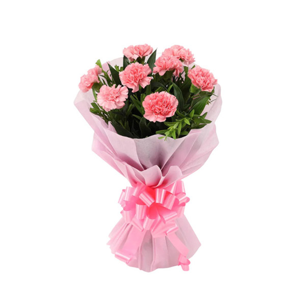 Beautiful Half Dozen Pink Carnation | Gifts to Nepal | Giftmandu