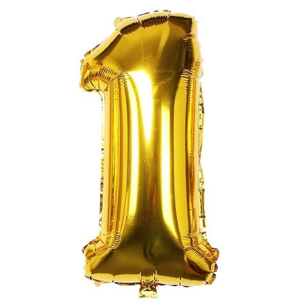 Number 1 Gold Balloon Online | Gifts to Nepal | Giftmandu