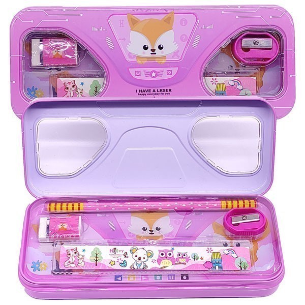 Pink Two Step Geometry Box with Tools Inside Online | Gifts to Nepal ...