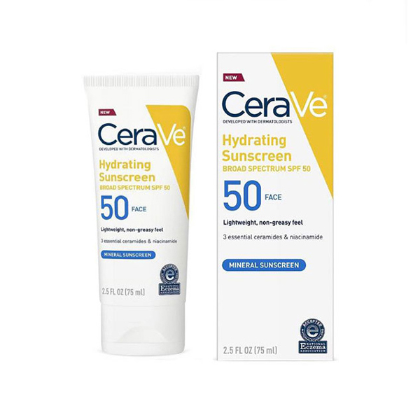 Cerave Hydrating Mineral Sunscreen SPF50 75 ml Online | Gifts to Nepal ...