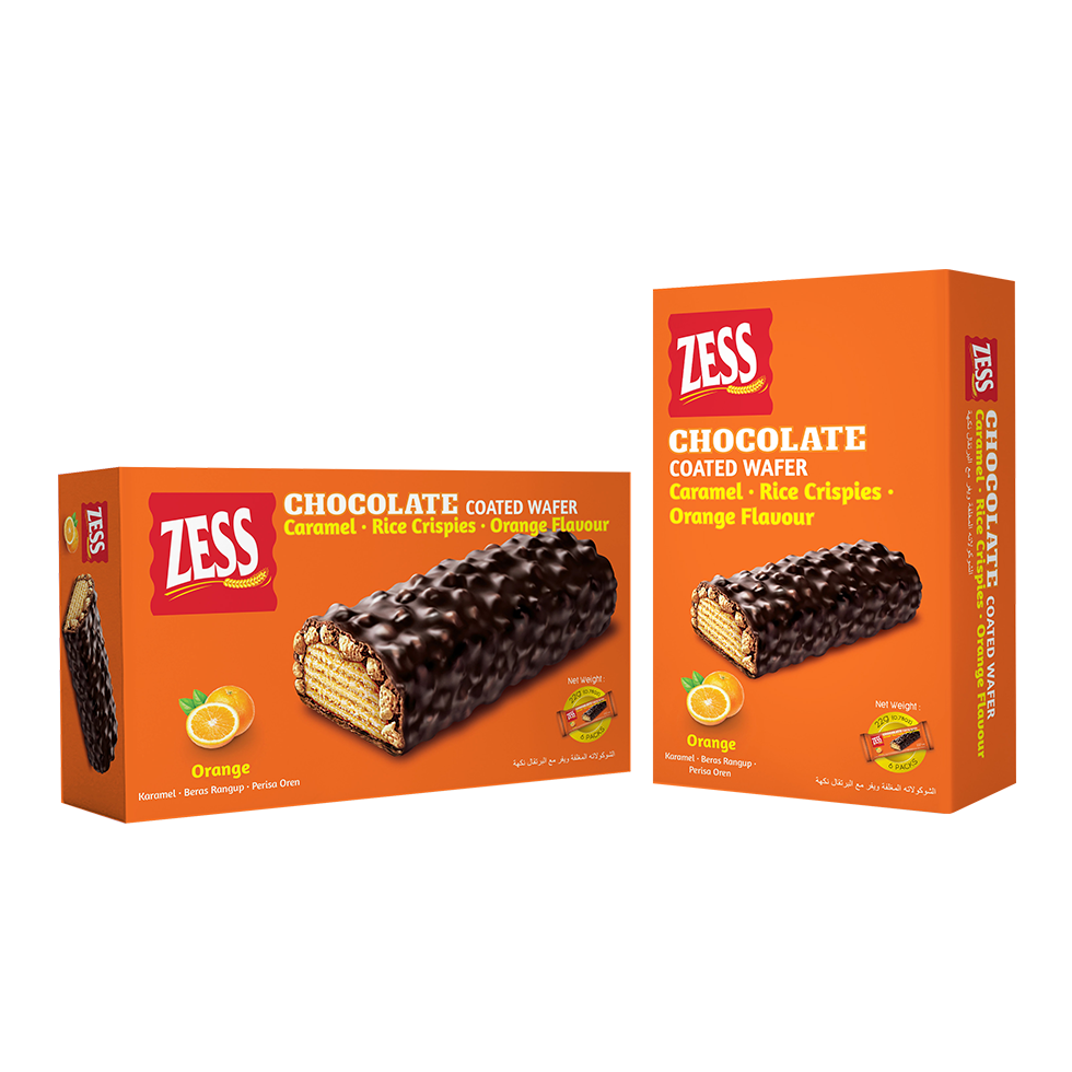 Zess Chocolate Coated Wafer Orange Online | Gifts to Nepal | Giftmandu