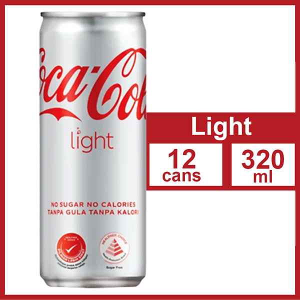 Coca Cola Light Cans x 12 Online | Gifts to Nepal | Giftmandu