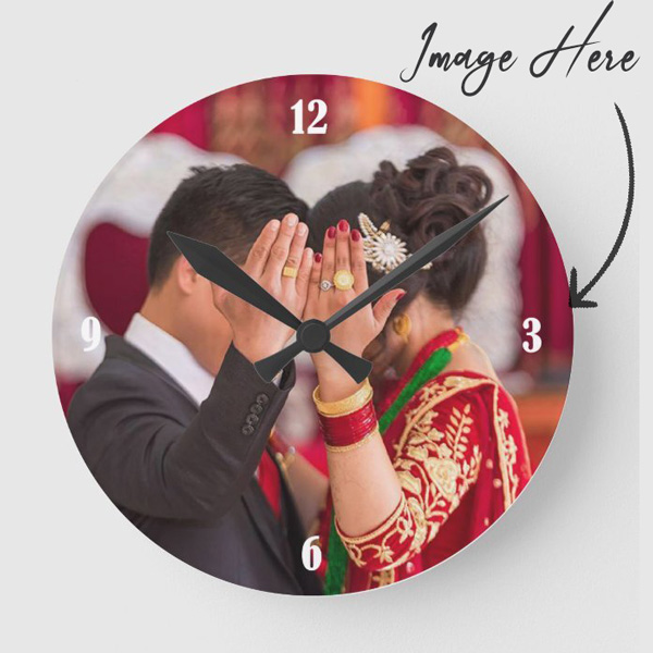 Photo Print Wall Clock Online | Gifts to Nepal | Giftmandu