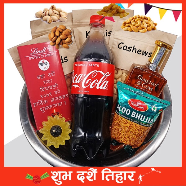 Dashain Tihar Food & Beverage Gift | Gifts to Nepal | Giftmandu