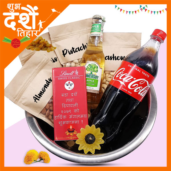 Dashain Tihar Beverage Gift Nepal | Gifts to Nepal | Giftmandu