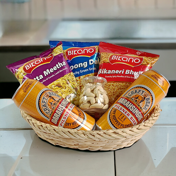 Deluxe Snack, Beverage, and Nut Combo Hamper | Gifts to Nepal | Giftmandu