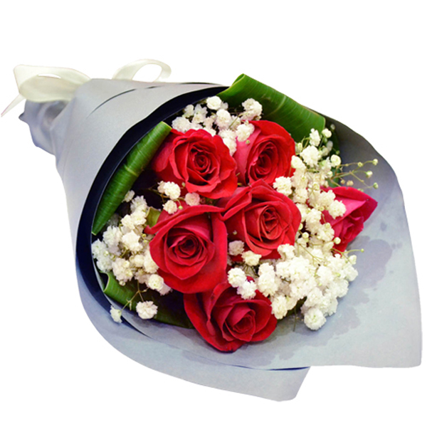 Half Dozen Red Roses Bouquet Online | Gifts to Nepal | Giftmandu