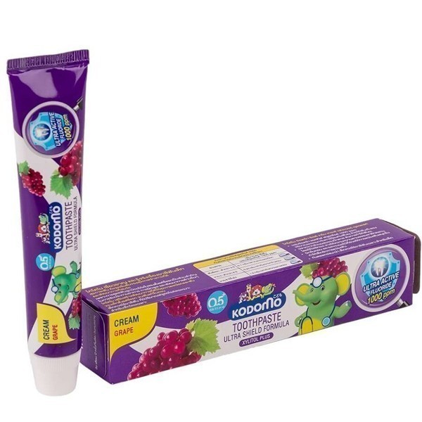 Kodomo Ultra Shield Formula Cream Toothpaste, Grape 40g Online | Gifts ...