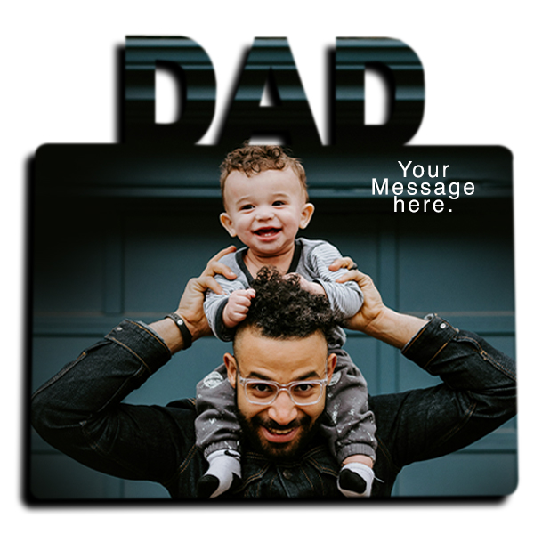 DAD's Personalized Photo Wooden Board | Gifts to Nepal | Giftmandu