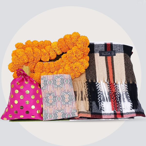 Dhaka Topi, Mala & Scarf Gift Online | Gifts to Nepal | Giftmandu