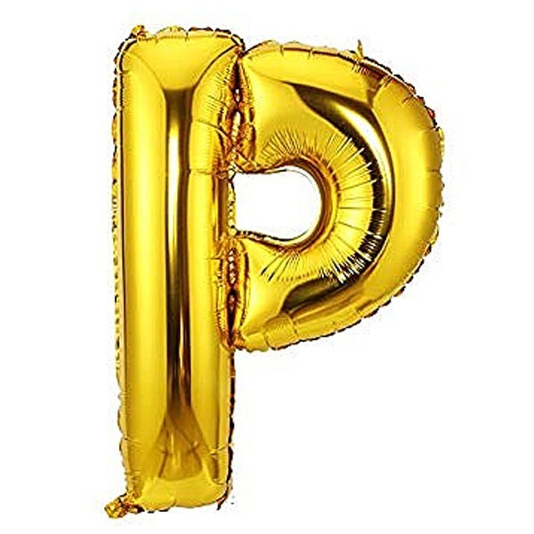 Alphabet "P" Foil Helium Balloon Party Items Nepal | Gifts to Nepal ...