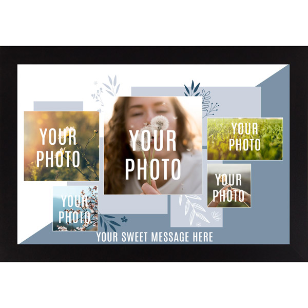 5 Collage Personalize Photo Frame (12'' x 18'') | Gifts to Nepal ...