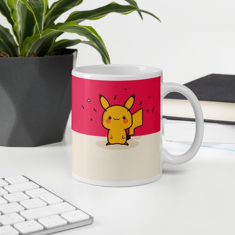 Pikachu Printed Attractive Ceramic Coffee Mug | Gifts to Nepal | Giftmandu