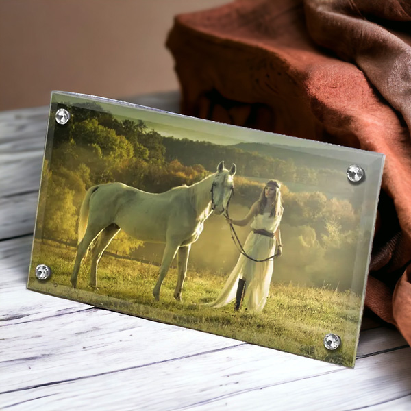 Picture Perfect Personalized Crystal Glass Photo Frame | Gifts to Nepal ...