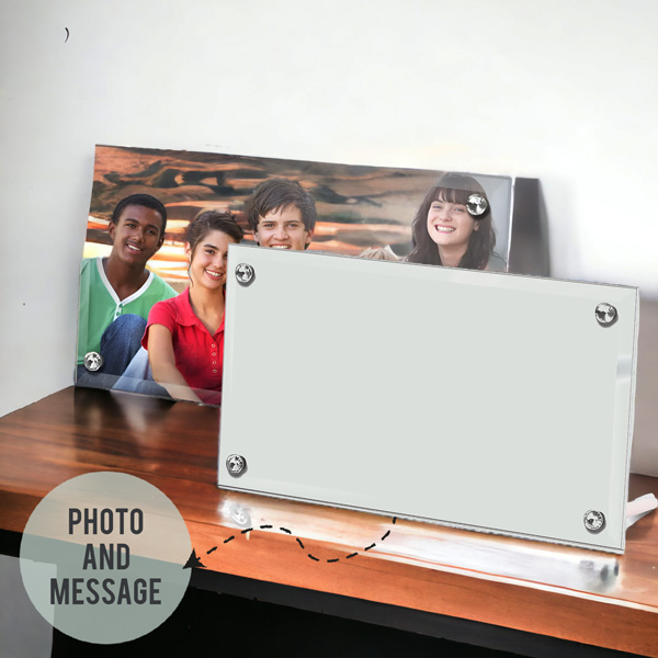 Custom Photo Frame- Rectangular Crystal Glass | Gifts to Nepal | Giftmandu
