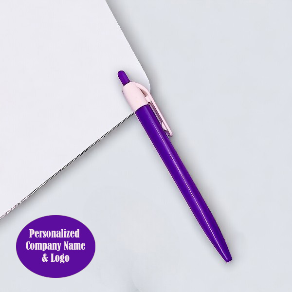 Personalized Purple Pen With Company Name and Logo | Gifts to Nepal ...