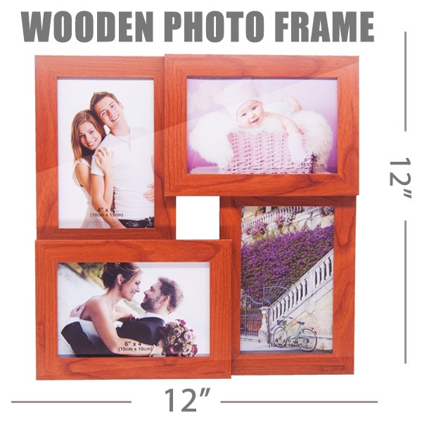 Buy 4 Pictures Collage Wooden Photo Frame | Gifts to Nepal | Giftmandu