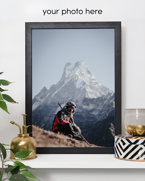 Customized Photo Frame- A4 Size Black & Golden Color | Gifts to Nepal ...