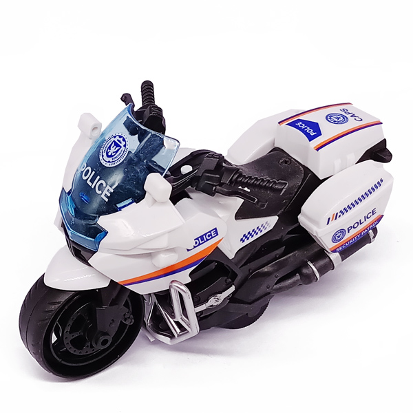White Police Mini Motorcycle Toy for Kids | Gifts to Nepal | Giftmandu