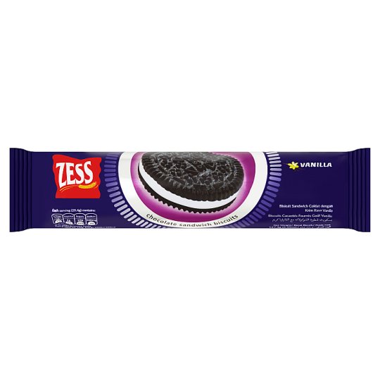 Zess Chocolate Sandwich Biscuits Vanilla 127.4g | Gifts to Nepal ...