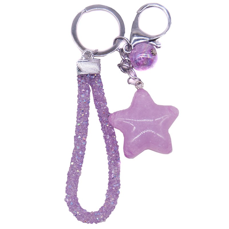 Star Design Attractive Key-Chain (Purple) | Gifts to Nepal | Giftmandu