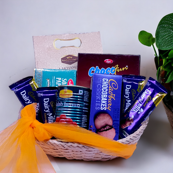 Chocolates Hamper With Kasthamandap's & Gulab Jamun Combo | Gifts to ...