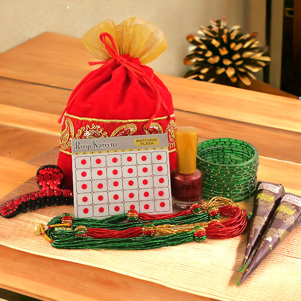 Teej Shringar Gift Set For Married Women | Gifts to Nepal | Giftmandu