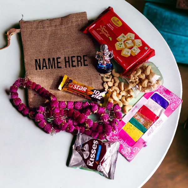 Drynuts, Sweets, Mala and Saptarangi Tika -Tihar Gifts | Gifts to Nepal ...