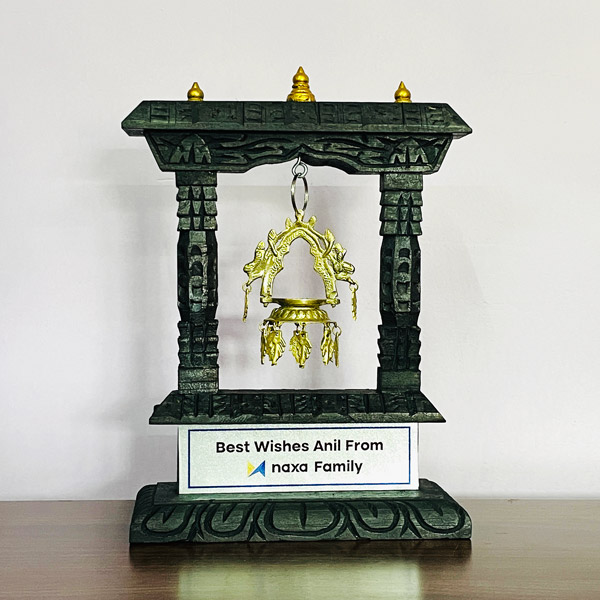 Wooden Dalucha Token of Love with Company Name, Logo and Message ...