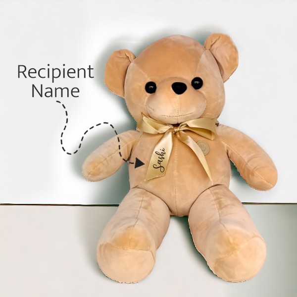 Personalized Name Print on Teddy Ribbon: Make It Yours | Gifts to Nepal ...
