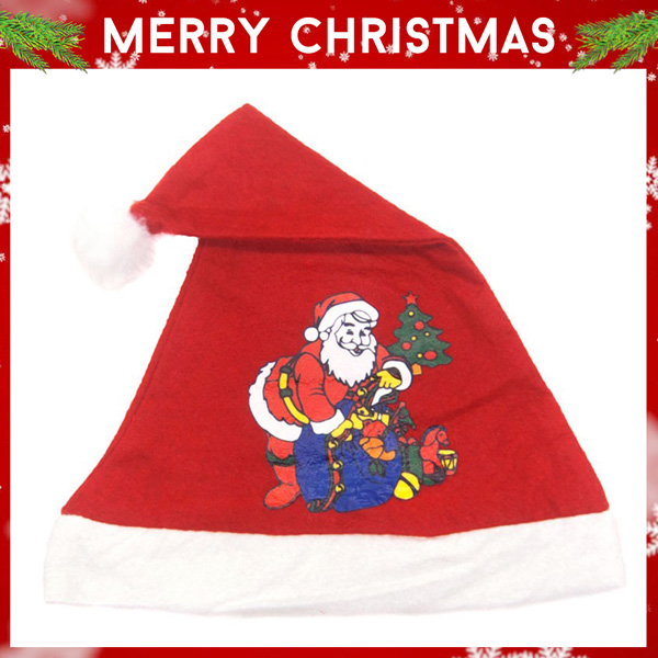 Santa Claus Printed Christmas Cap Online | Gifts to Nepal | Giftmandu