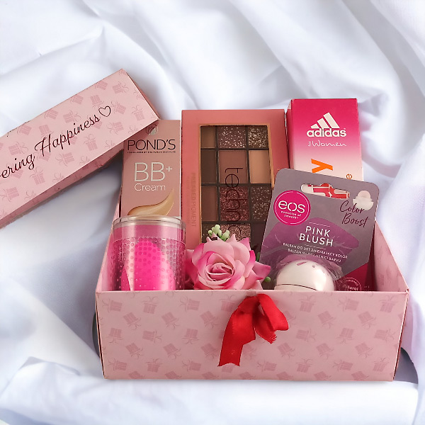 Beauty Blender With Technic, Clip, Ponds & Pink Blush Gift Set Box ...