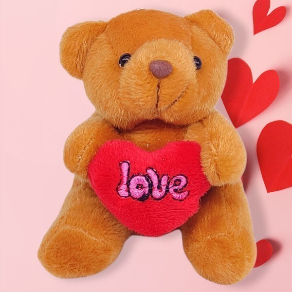 4" Cute Mini Teddy Bear - Brown Online | Gifts to Nepal | Giftmandu