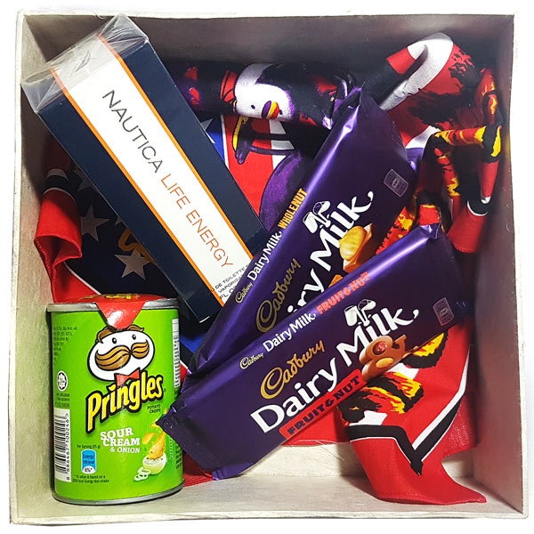 Pringles, Chocolates, Perfume & Scarf in Gift Box | Gifts to Nepal ...