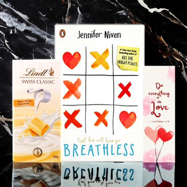 Breathless by Jennifer Niven With Bookmark & Lindt Chocolate | Gifts to ...