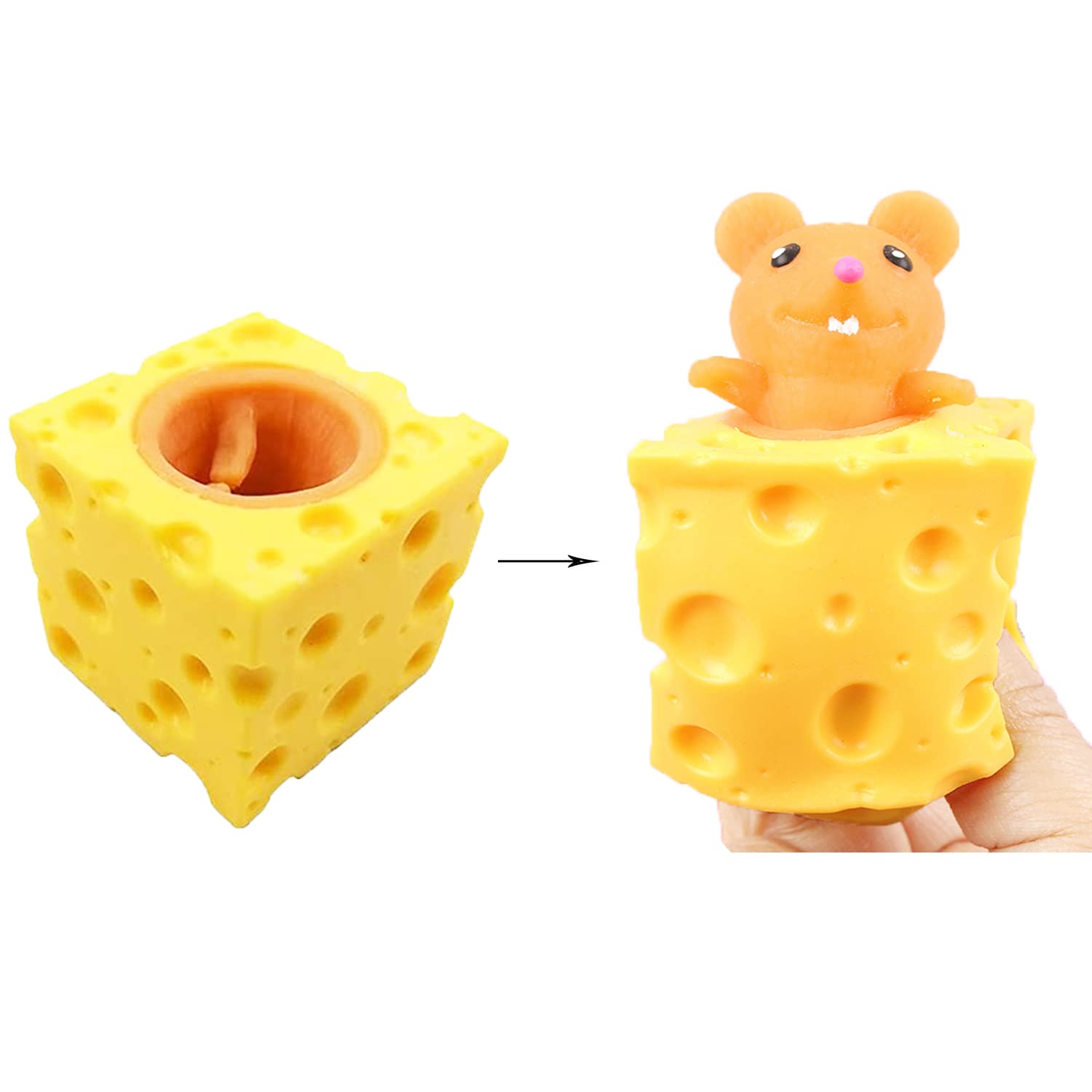 Squeeze Pop Up Squirrel Soft Toy with Cheese Base | Gifts to Nepal ...