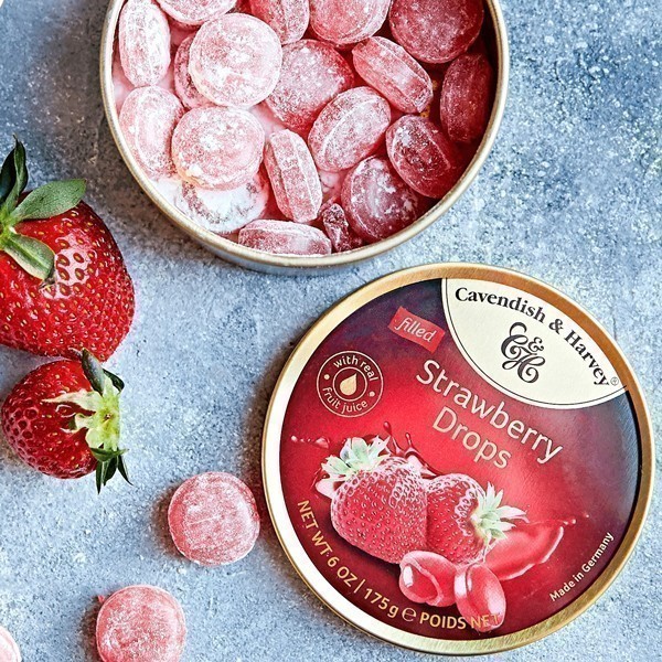 Cavendish & Harvey Filled Strawberry Drops 175g | Gifts to Nepal ...