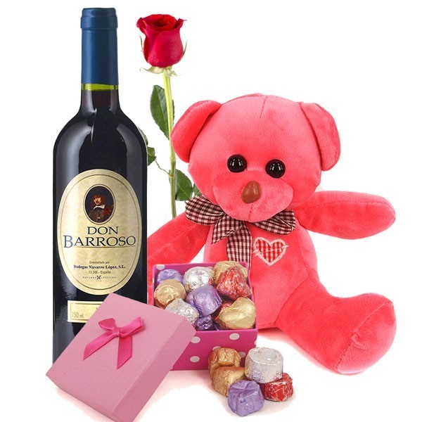 Best Gift Wine Teddy Hamper Online Shop | Gifts to Nepal | Giftmandu