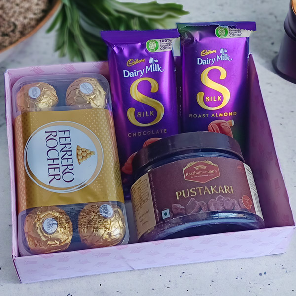 Ferrero, Dairy Milk Chocolates & Pustakari | Gifts to Nepal | Giftmandu