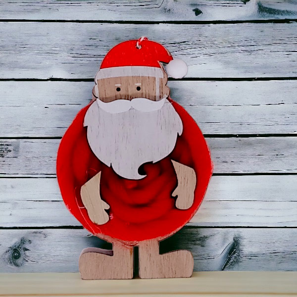 Santa Wood Showpiece Decor | Gifts to Nepal | Giftmandu