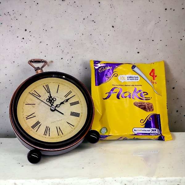 Alarm Clock With Chocolate Pack | Gifts to Nepal | Giftmandu