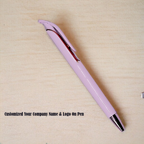 Customised Your Company Name & Logo On White Ball Pen | Gifts to Nepal ...