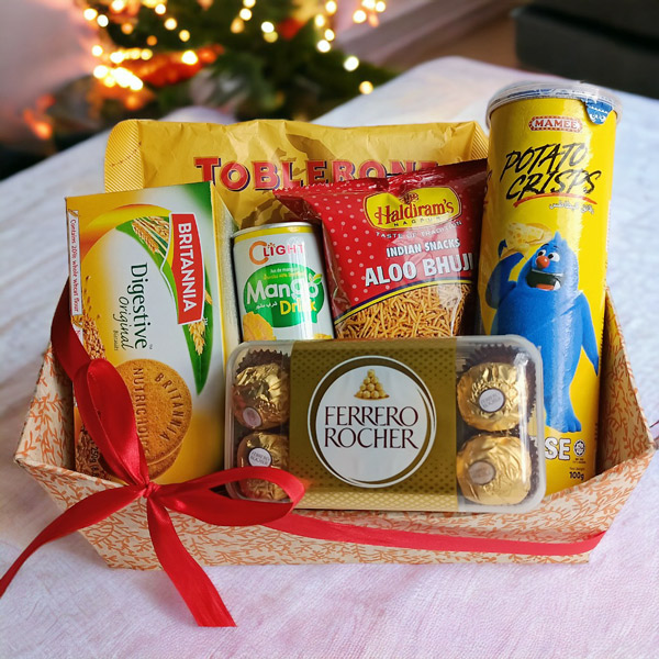 Snacks, Chocolates and Drinks Combo For Celebrate Dasain/Tihar | Gifts ...