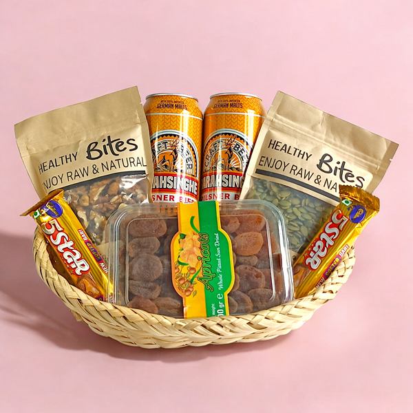 Barahsinghe Beer & Nut Mix: A Gourmet Delight | Gifts to Nepal | Giftmandu