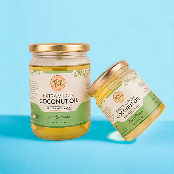 Naturo Earth - Virgin Coconut Oil Algae 500 ml | Gifts to Nepal | Giftmandu