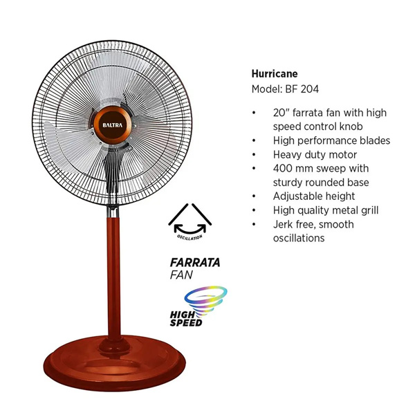 Baltra Hurricane Stand Fan ( BF 204 ) | Gifts to Nepal | Giftmandu