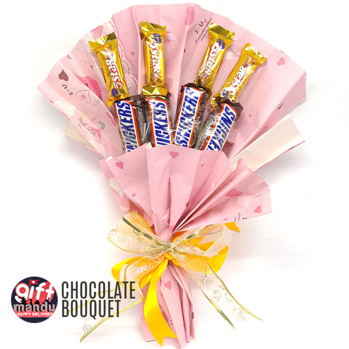 Chocolates Bouquet (Snickers & 5Star) | Gifts to Nepal | Giftmandu