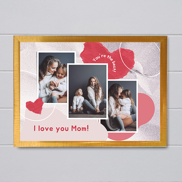 Best Mom Photo Frame with x 3 Image | Gifts to Nepal | Giftmandu