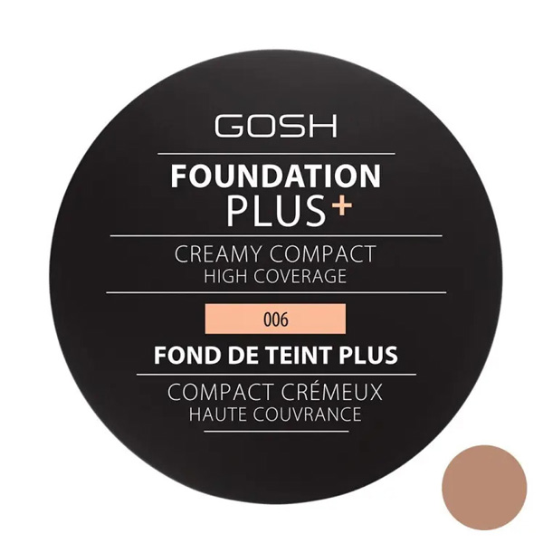 Gosh Foundation Plus Creamy Compact 006 Honey | Gifts to Nepal | Giftmandu