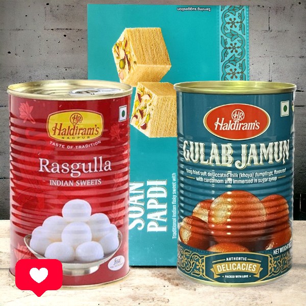 Gulab Jamun, Rasbari and Soan Papdi Sweets | Gifts to Nepal | Giftmandu